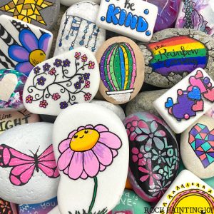Need Rock Painting Ideas? 100+ Painted Rocks (with tutorials) - Rock ...