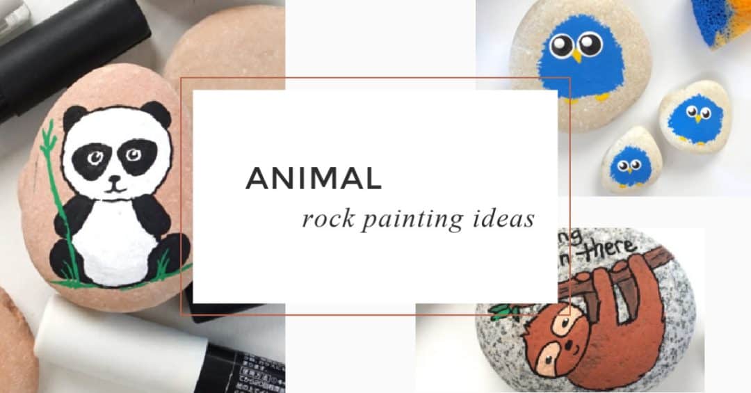 How to Paint A Fox Rock - Rock Painting 101