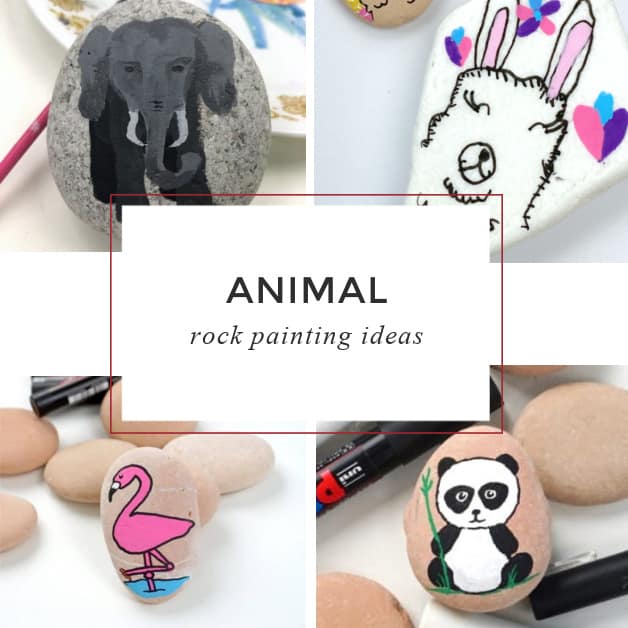 33 Adorable animal rocks that are perfect for beginner rock painters