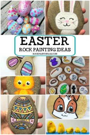 Easter Rock Painting! 17 Easter rocks that are perfect for hiding!