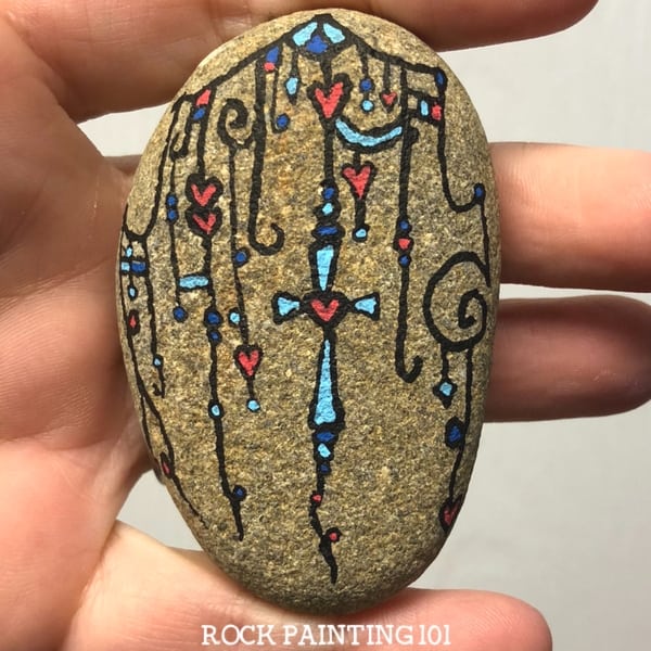 12 fun zendangle rock painting ideas you will love to make