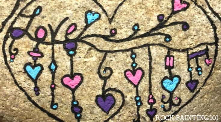 39 lovely heart rocks you can easily learn how to make
