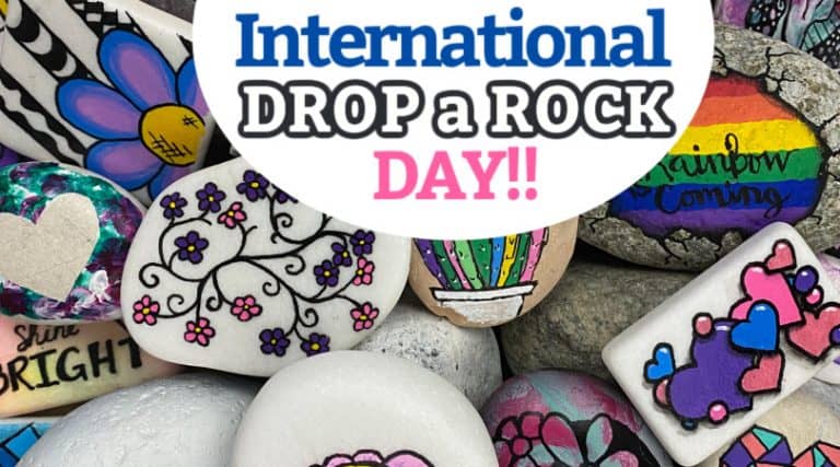What is International Drop A Rock Day? - Rock Painting 101