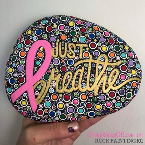 How to stack dots to make amazing painted rocks - Rock Painting 101