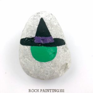 How to make fun witch rocks this Halloween - Rock Painting 101