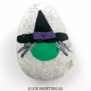 How to make fun witch rocks this Halloween - Rock Painting 101