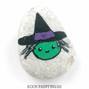 How to make fun witch rocks this Halloween - Rock Painting 101