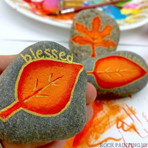 12 easy fall rock painting ideas