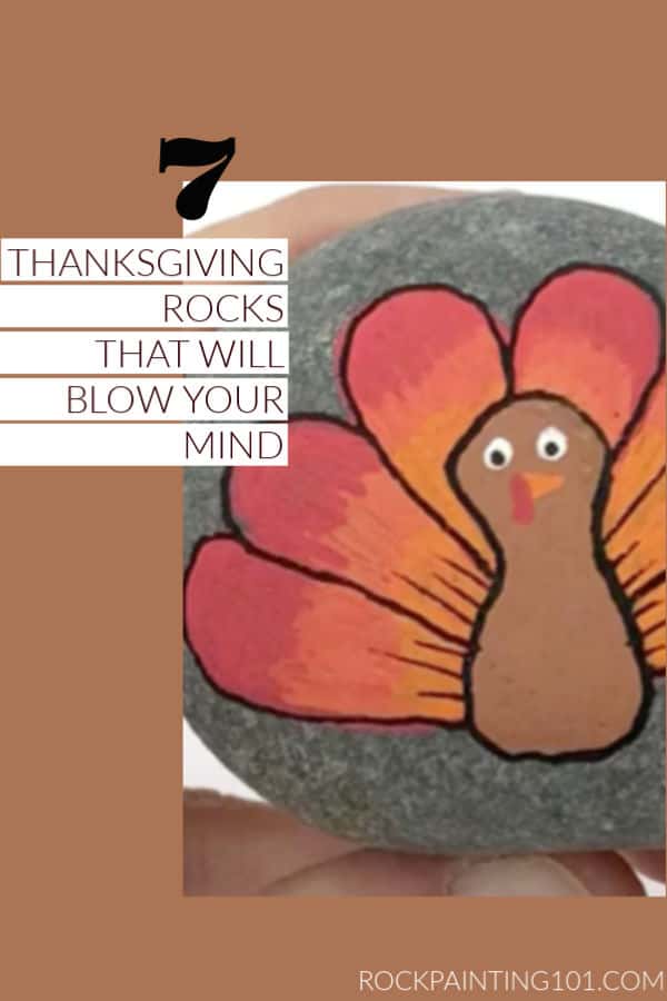 8 Easy Thanksgiving painted rocks you will love to make
