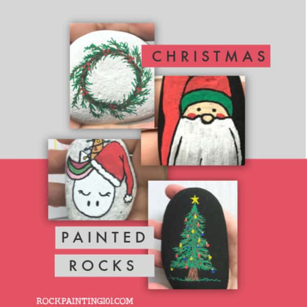 36 wonderful Christmas painted rocks you'll love to make