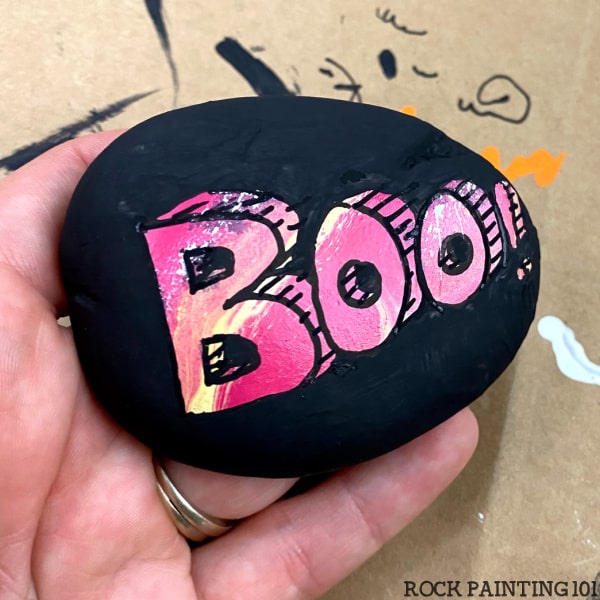 5 tips to start hand lettering on painted rocks - Rock Painting 101