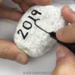 How to draw dangles from numbers, perfect for New Years!