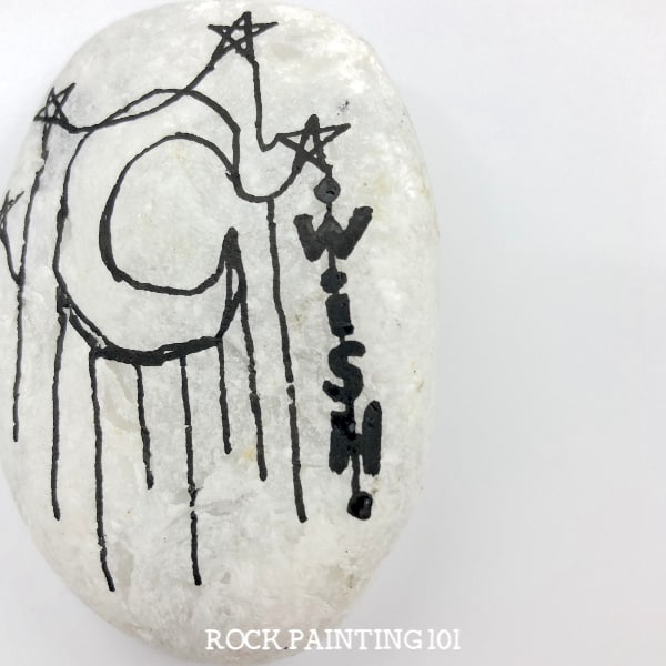 Hot to paint dreamy moon rocks with Zendangles - Rock Painting 101