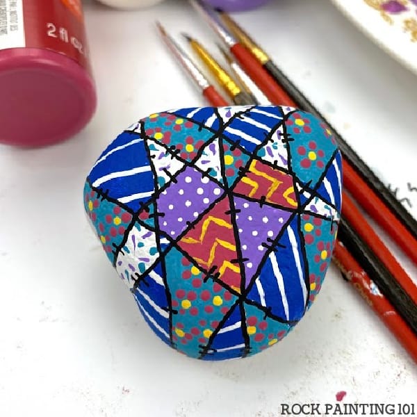 9 easy winter rock painting ideas - Rock Painting 101