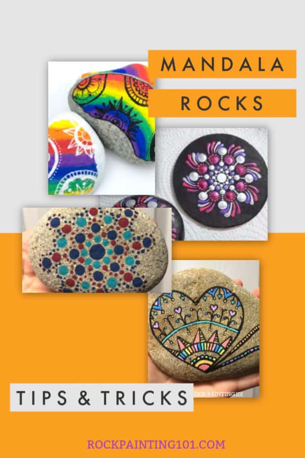 How to draw mandala rocks. Tips for all skill levels. - Rock Painting 101