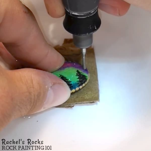 How to drill holes in rocks - Rock Painting 101