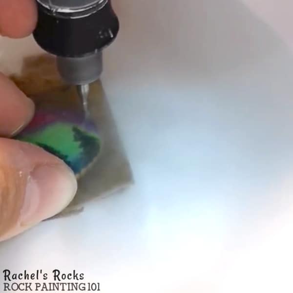 How to drill holes in rocks - Rock Painting 101