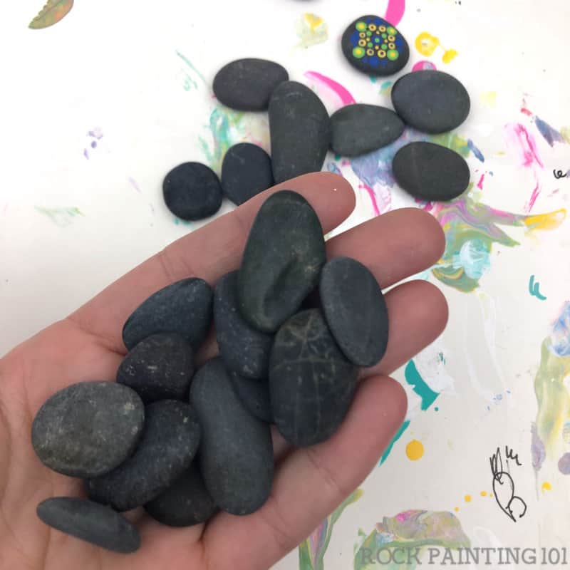 Where to buy smooth and flat rocks for crafts - Rock Painting 101