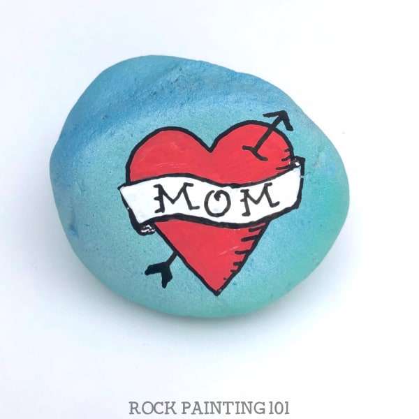 6 lovely Mother's Day rock painting ideas - Rock Painting 101