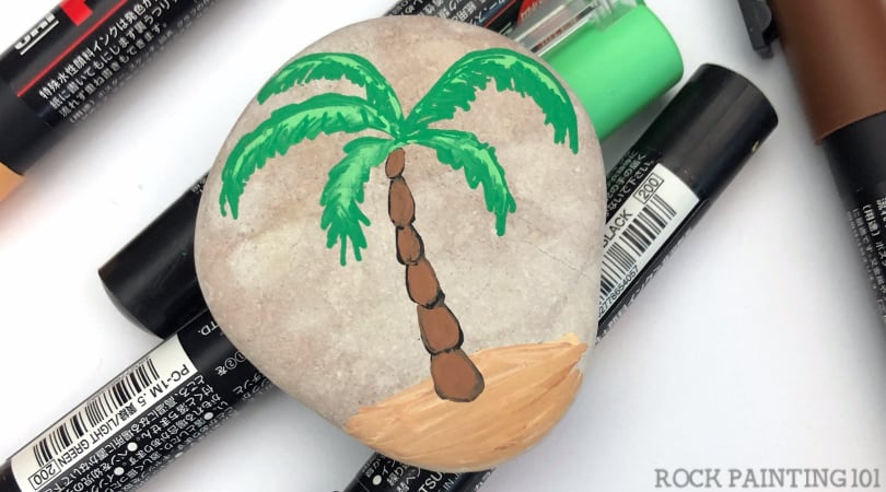 Palm Tree Archives Rock Painting 101