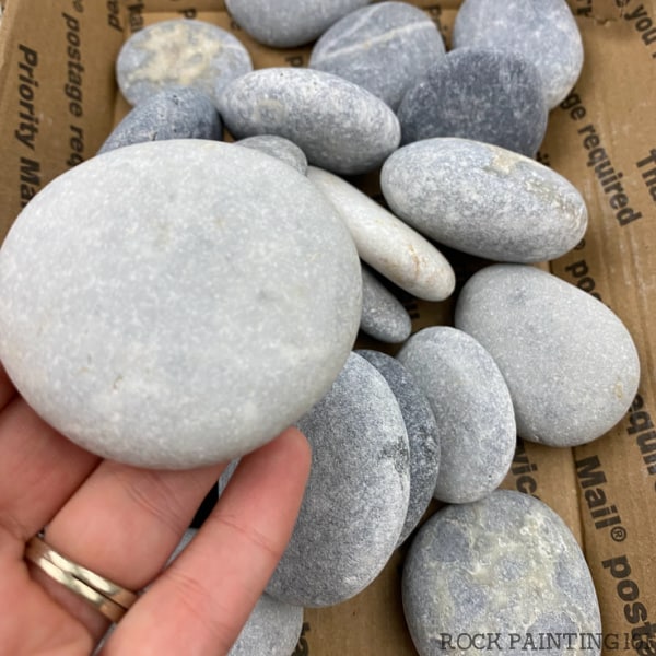 Where to buy smooth and flat rocks for crafts - Rock Painting 101