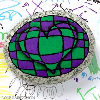 43 lovely painted heart rocks you can easily learn how to make