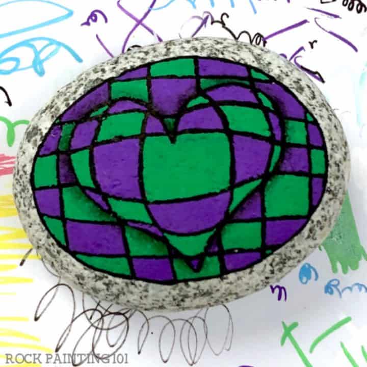 43 lovely painted heart rocks you can easily learn how to make