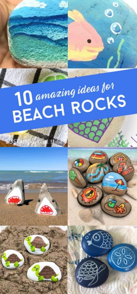 10 Easy Beach Rock Painting Ideas To Get Geared Up For Summer - Rock ...