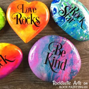 5 tips to start hand lettering on painted rocks - Rock Painting 101