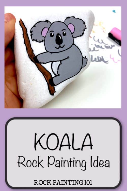 How to paint a Koala - Rock Painting 101