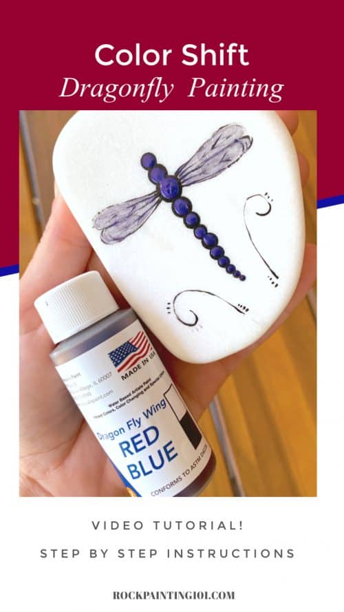 How to make dragonfly rocks: Step by step instructions and video