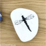 How to make dragonfly rocks: Step by step instructions and video