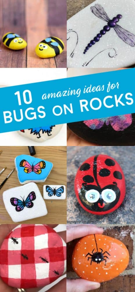 10 Butterflies and Bugs Rock Painting Ideas You'll Love - Rock Painting 101