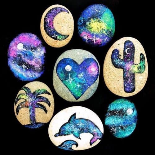 13 Painted Galaxy Rocks That Will Have You Dreaming of Space