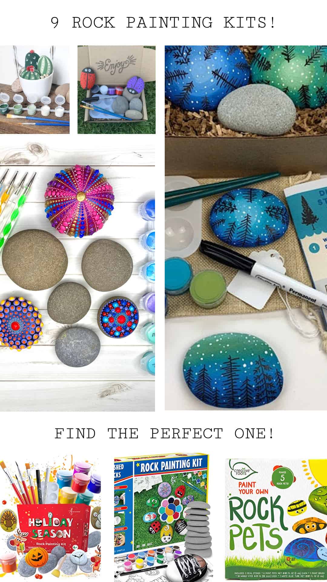 9 fun rock painting kits: perfect for beginners or gifts - Rock ...