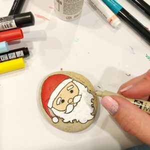 18 Santa Painted Rocks to paint this Christmas - Rock Painting 101