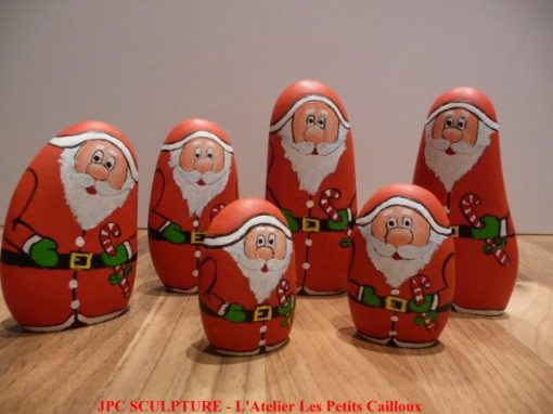 18 Santa Painted Rocks to paint this Christmas - Rock Painting 101