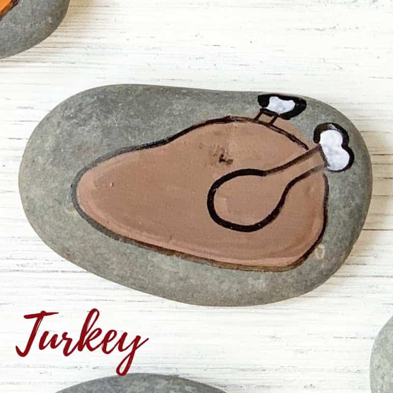 18 easy turkey painted rocks to create this Thanksgiving