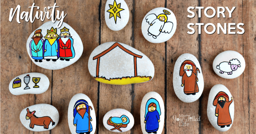 15 Nativity painted rocks: Easy rock painting ideas. - Rock Painting 101