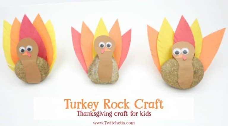18 easy turkey painted rocks to create this Thanksgiving