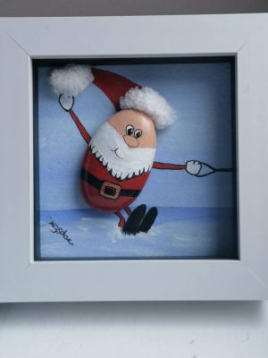 18 Santa Painted Rocks to paint this Christmas - Rock Painting 101