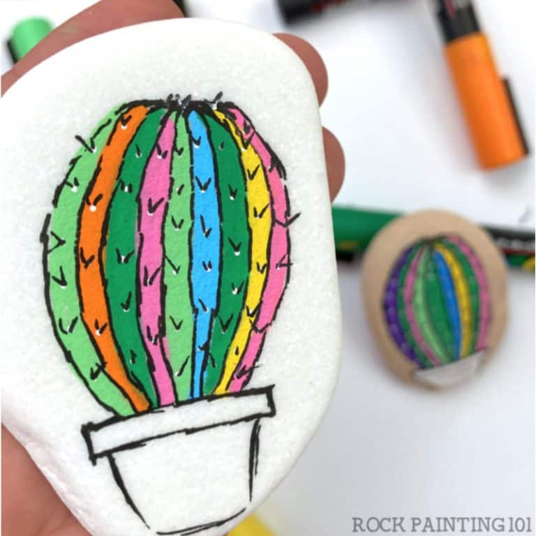 18 Easy Summer Themed Rocks you will love to recreate