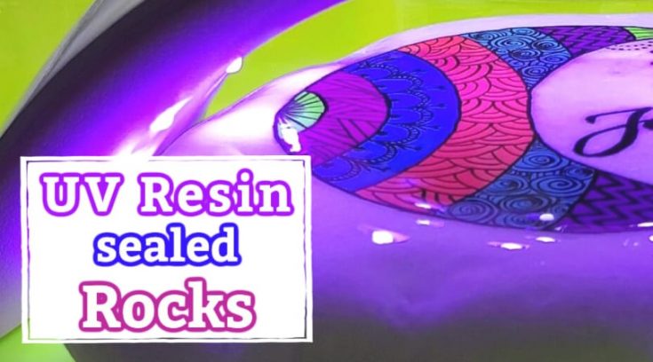 how to make beautiful resin painted rocks - Rock Painting 101