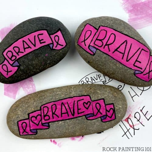 How To Paint Word Rocks & Tips You Need to Know - Rock Painting 101