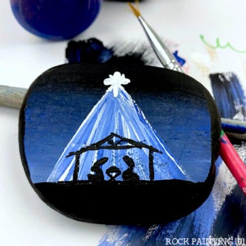 15 Nativity painted rocks: Easy rock painting ideas. - Rock Painting 101