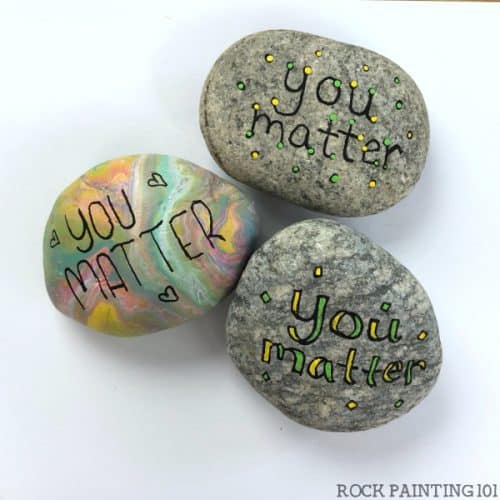 How To Paint Word Rocks & Tips You Need to Know - Rock Painting 101