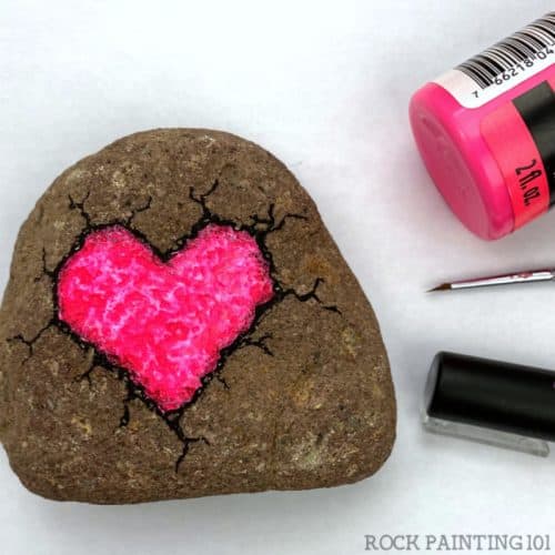 43 lovely painted heart rocks you can easily learn how to make