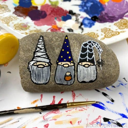 8 Easy to Paint Gnome Rocks to Inspire You - Rock Painting 101