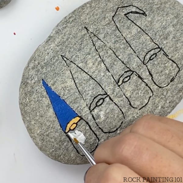 8 Easy to Paint Gnome Rocks to Inspire You - Rock Painting 101