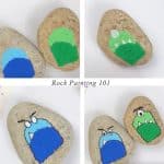How to Paint an Adorable Grumpy Monsters - Rock Painting 101